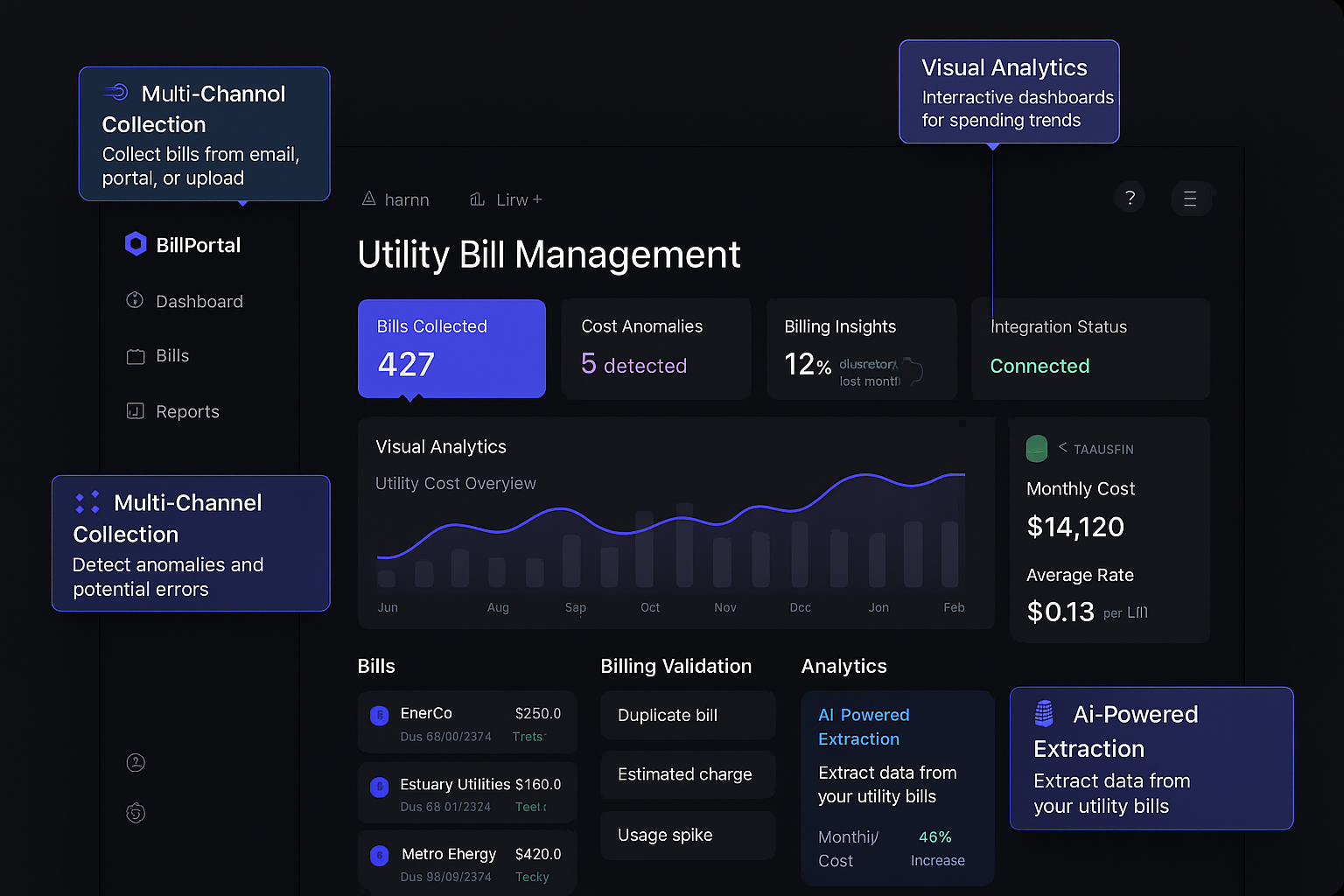 BillPortal - Enterprise Utility Bill Management